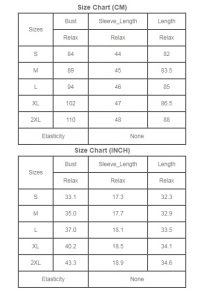 deep v neck size chart | Ladybits